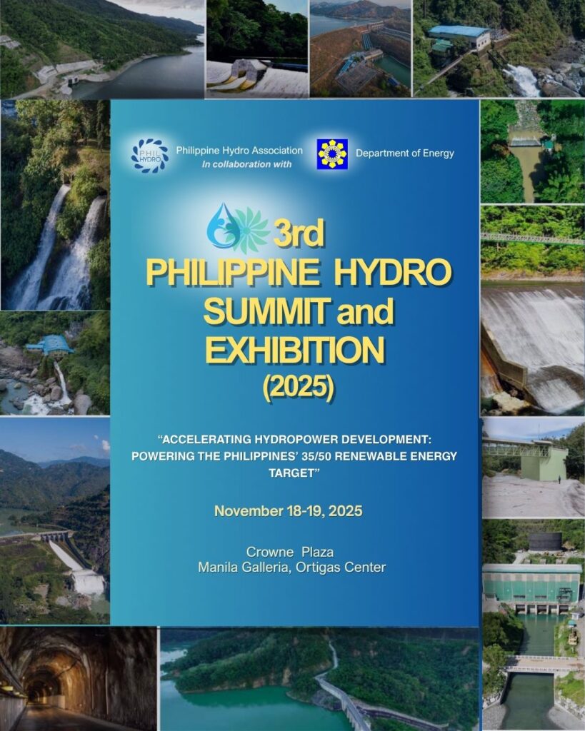 3rd PHILIPPINE HYDRO SUMMIT AND EXHIBITION (2025) - PHILHYDRO ...